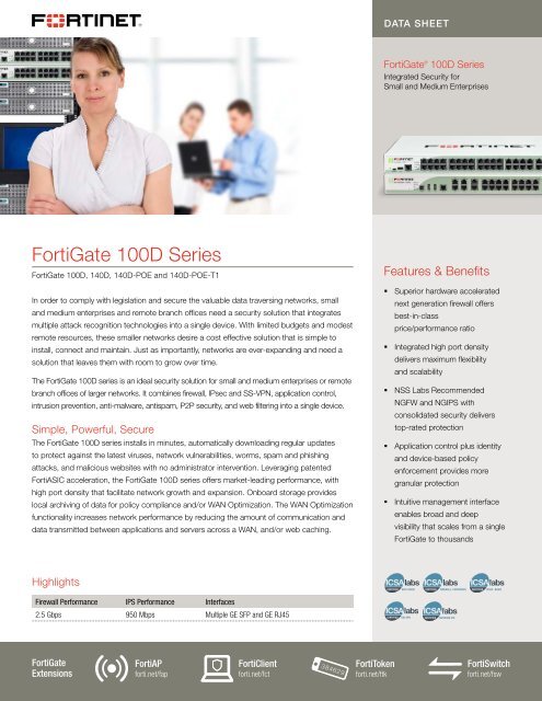 FortiGate_100D_Series