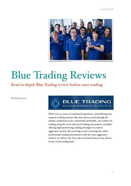 Blue Trading reviews