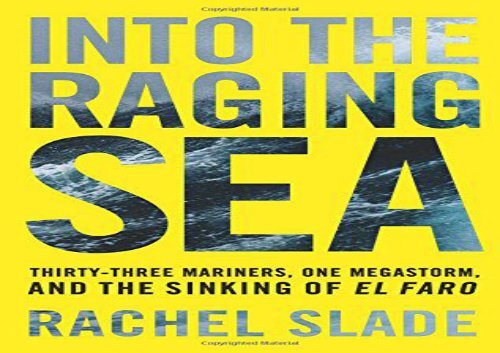 Download Into the Raging Sea: Thirty-Three Mariners, One Megastorm, and ...