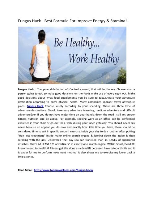 Fungus Hack - Improve Blood Flow In Your Body!