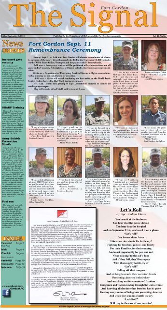 The Signal - Fort Gordon - U.S. Army