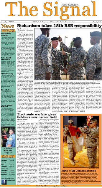 The Signal - Fort Gordon - U.S. Army