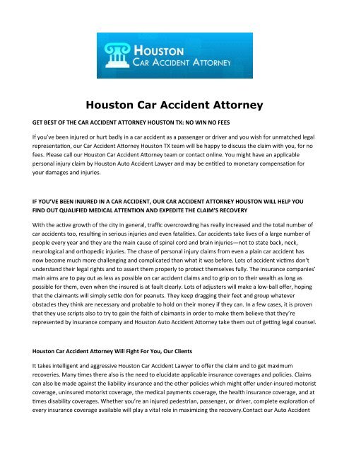 Houston Car Accident Attorney
