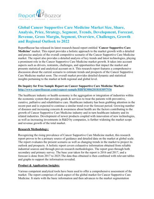 Cancer Supportive Care Medicine