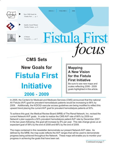 Fistula First Initiative - The Renal Network