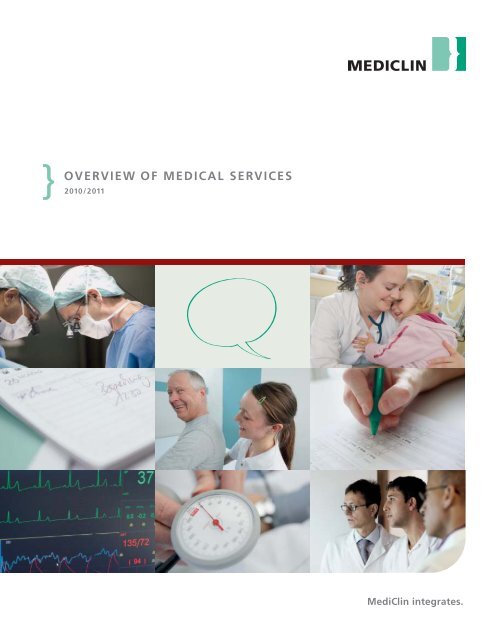 OVERVIEW OF MEDICAL SERVICES - MediClin