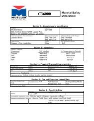 Material Safety Data Sheet C36500 - Mueller Industries