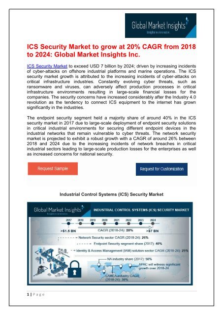 ICS Security Market in Network Security Segment to grow at 26