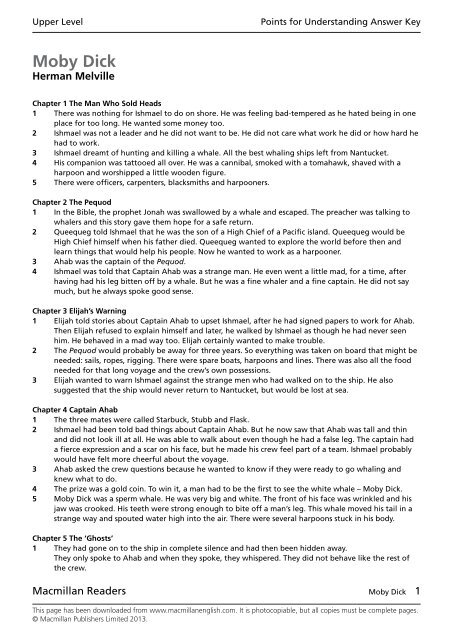 Moby-Dick-Points-for-Understanding-Answer-key