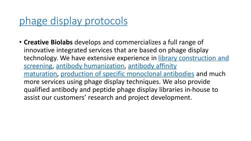 phage display protocols