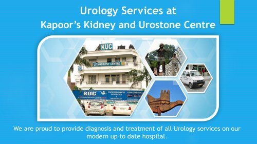 Urology Services at Kapoor’s Kidney and Urostone Centre