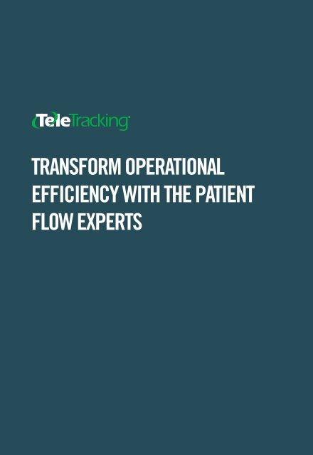 TeleTracking corporate brochure