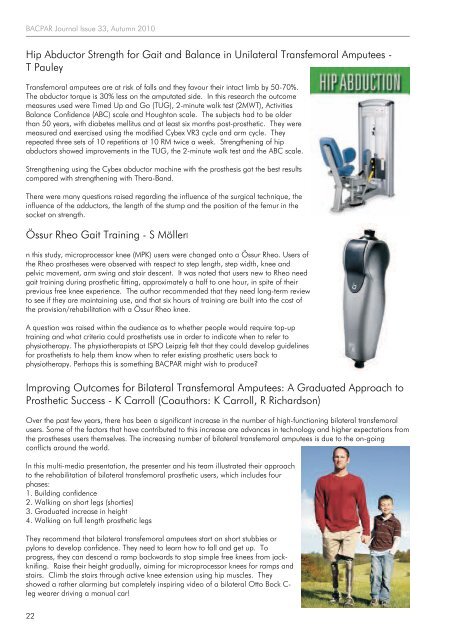 BACPAR Journal Issue 33,