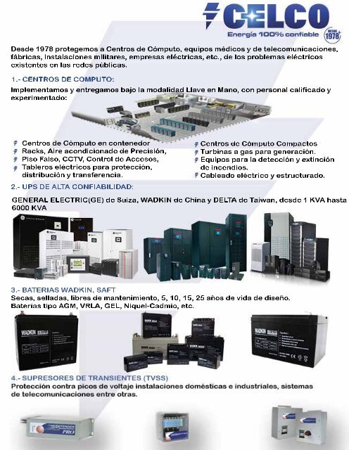 CELCO ENERGIA 100% RENOVABLE