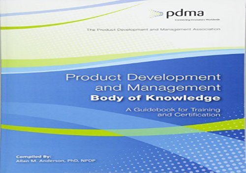 Read Product Development and Management Body of Knowledge: A Guidebook ...