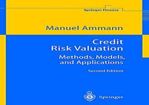 Read Credit Risk Valuation: Methods, Models, and Applications (Springer ...