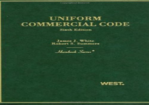 [+]The best book of the month Uniform Commercial Code (Hornbook) [PDF]