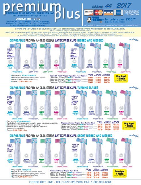 Premium Plus Dental Supplies Catalog 2017 issue 44