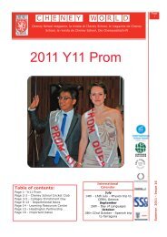 departmental - Cheney School