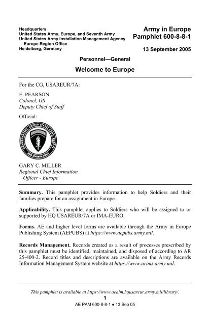 Headquarters United State