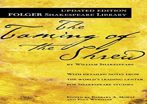 Free PDF Taming of the Shrew (New Folger Library Shakespeare) Epub