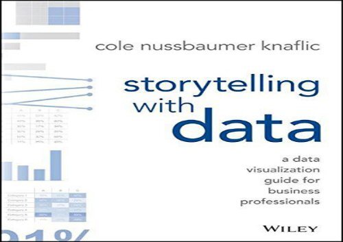 [+]The best book of the month Storytelling with Data: A Data ...
