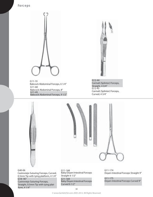 Forceps G11-19 Babcock Ab
