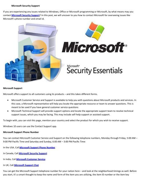 Microsoft-Security-Support
