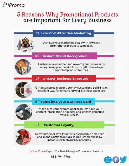 Top Five Reasons Why Promotional Products are Important for Every Business