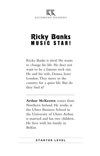 Ricky Banks – Music Star! - İngilizceci