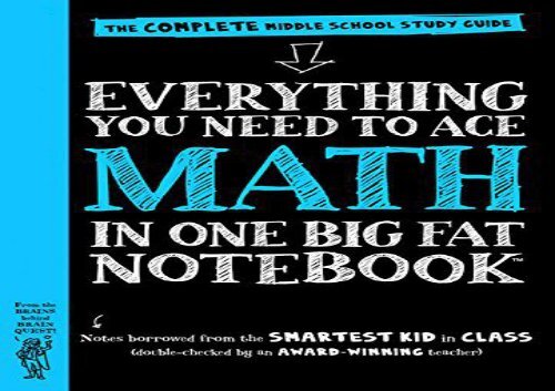 [+]The best book of the month Everything You Need to Ace Math in One ...
