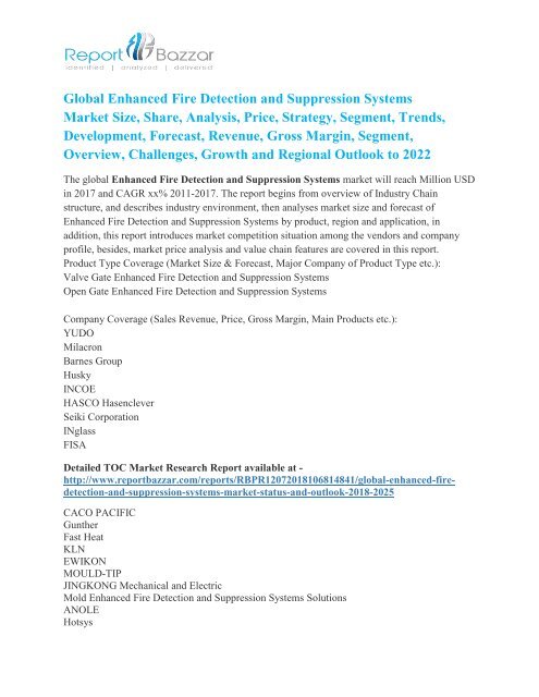 Enhanced Fire Detection and Suppression Systems