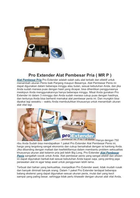 Alat Pembesar Pria