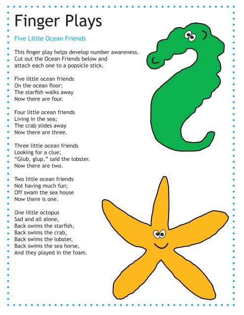 Beach Fingerplays beach-fingerplays