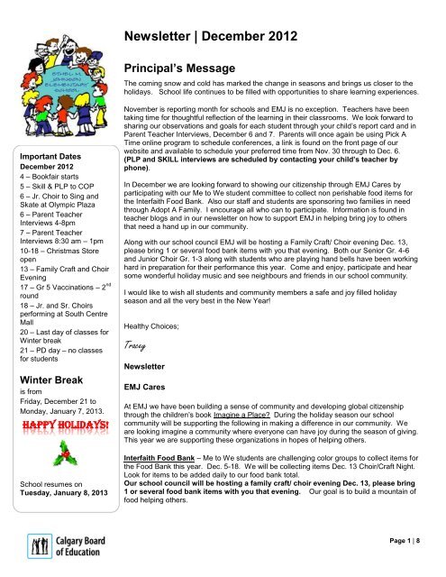 Winter Holiday Newsletter Template