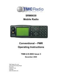 Simoco SRM9030 LowBand 4metres Mobile Radio