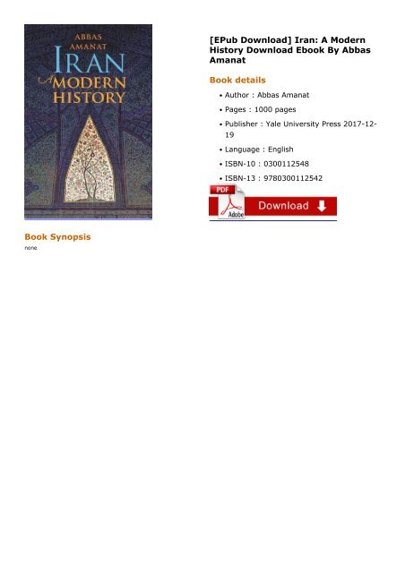 Iran-A-Modern-History
