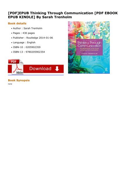 Thinking-Through-Communication