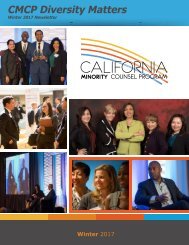 NEW MINORITY PARTNERS AT