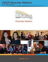 NEW MINORITY PARTNERS AT