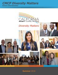 NEW MINORITY PARTNERS AT