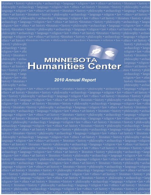 Statement of Activities - Minnesota Humanities Center