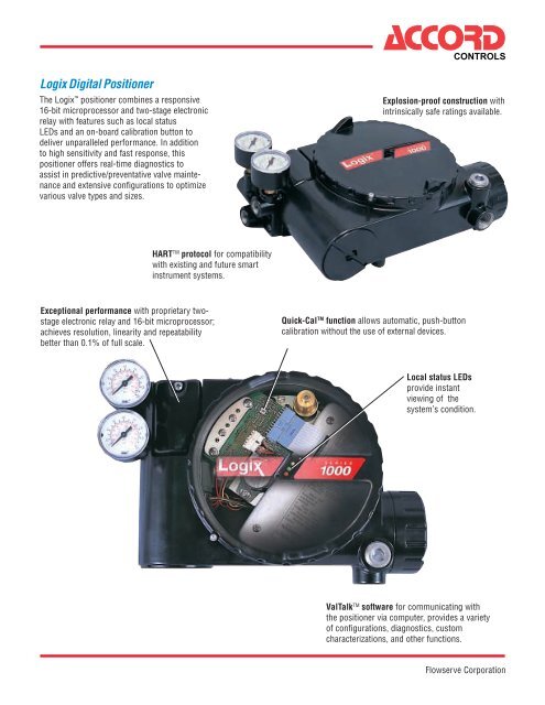 Logix Digital Positioner - Flowserve Corporation