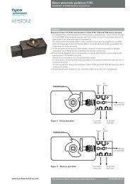 F793 SmartCal Positioner - Tyco Valves & Controls Home