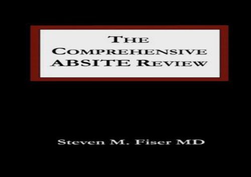 PDF] TOP TREND The Comprehensive Absite Review (Fiser, Comprehensive ...