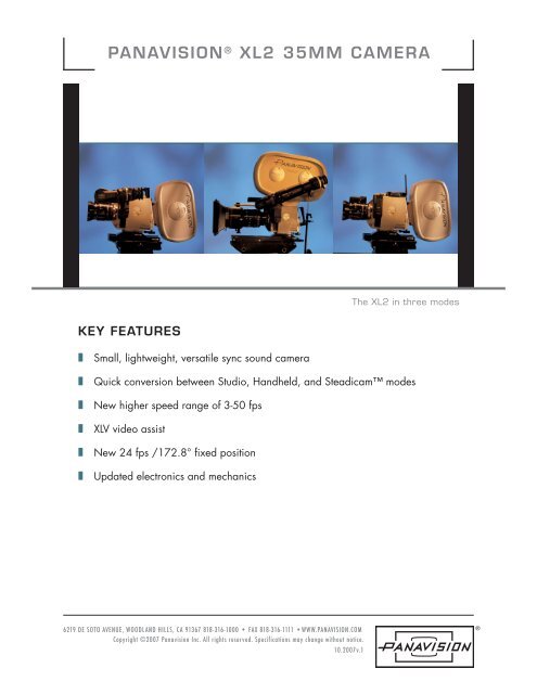 Panavision XL2 35mm Camera