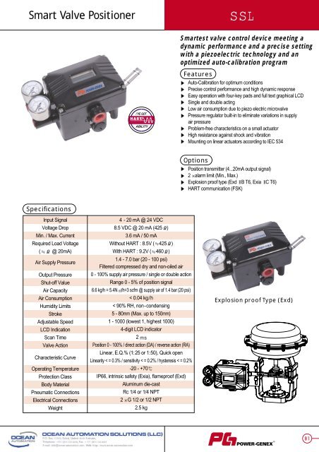 Smart Valve Positioner - Ocean Automation