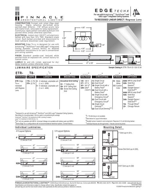 Pinnacle Architectural Lighting Edge | Shelly Lighting