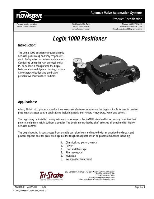 Logix 1000 Positioner