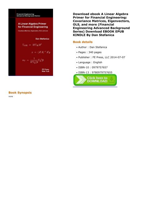 A-Linear-Algebra-Primer-for-